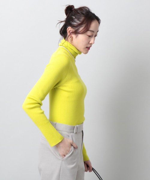 リブタートルネックニットプルオーバー(504900954) | アンタイトル(UNTITLED) - MAGASEEK