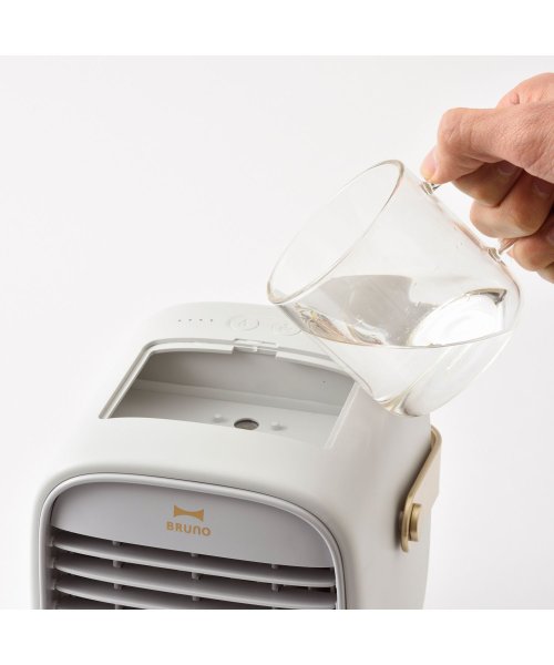 BRUNO ブルーノ 扇風機 サーキュレーター ポータブルデスク ミストファン PORTABLE DESK MIST FAN 卓上 USB ...