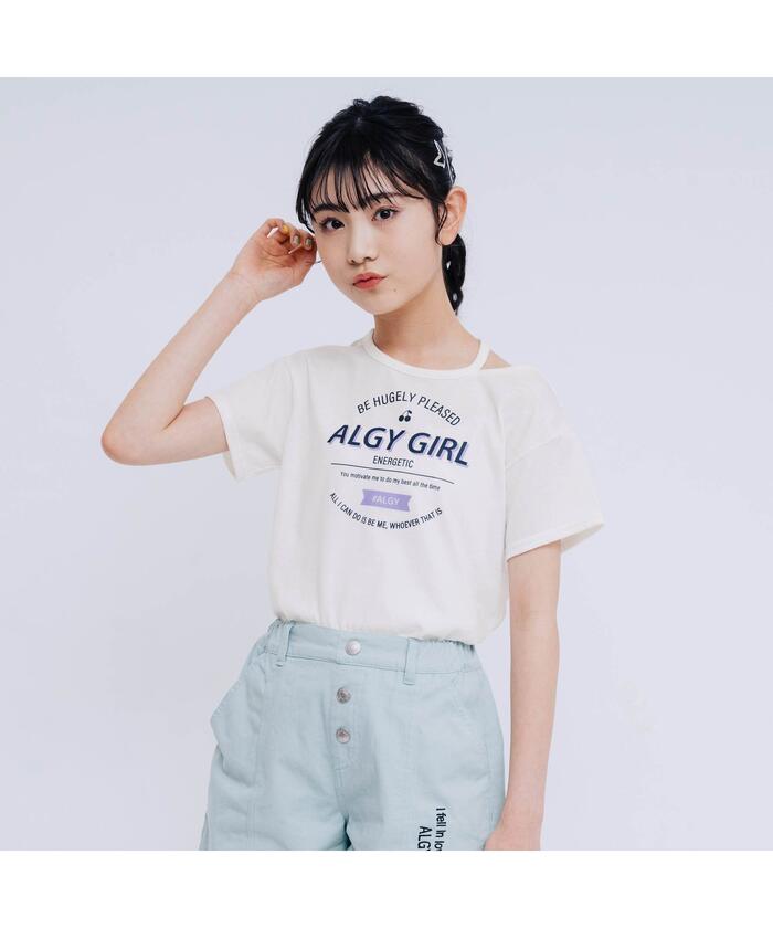 【セール】衿あきバックロゴT(503637047) | アルジー(ALGY) - MAGASEEK