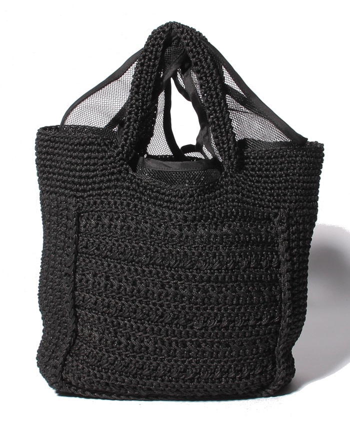 【セール】カシュカシュ cachecache / 柄編みスクエア型トートバッグ(503927880) | カシュカシュ(cache cache) - MAGASEEK