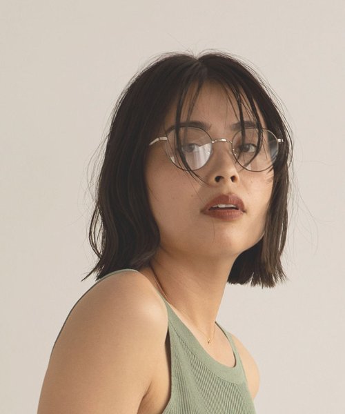 BOSTON FRAME GLASSES(504141381) | マージュール(marjour) - MAGASEEK