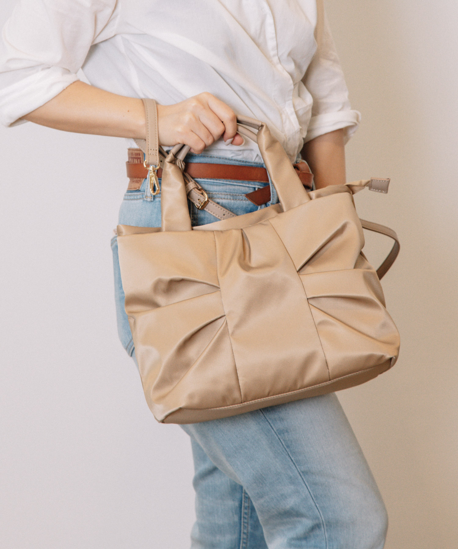 カシュカシュ cachecache / WEB限定リボン2wayトートバッグ(504185341) | カシュカシュ(cache cache) - MAGASEEK