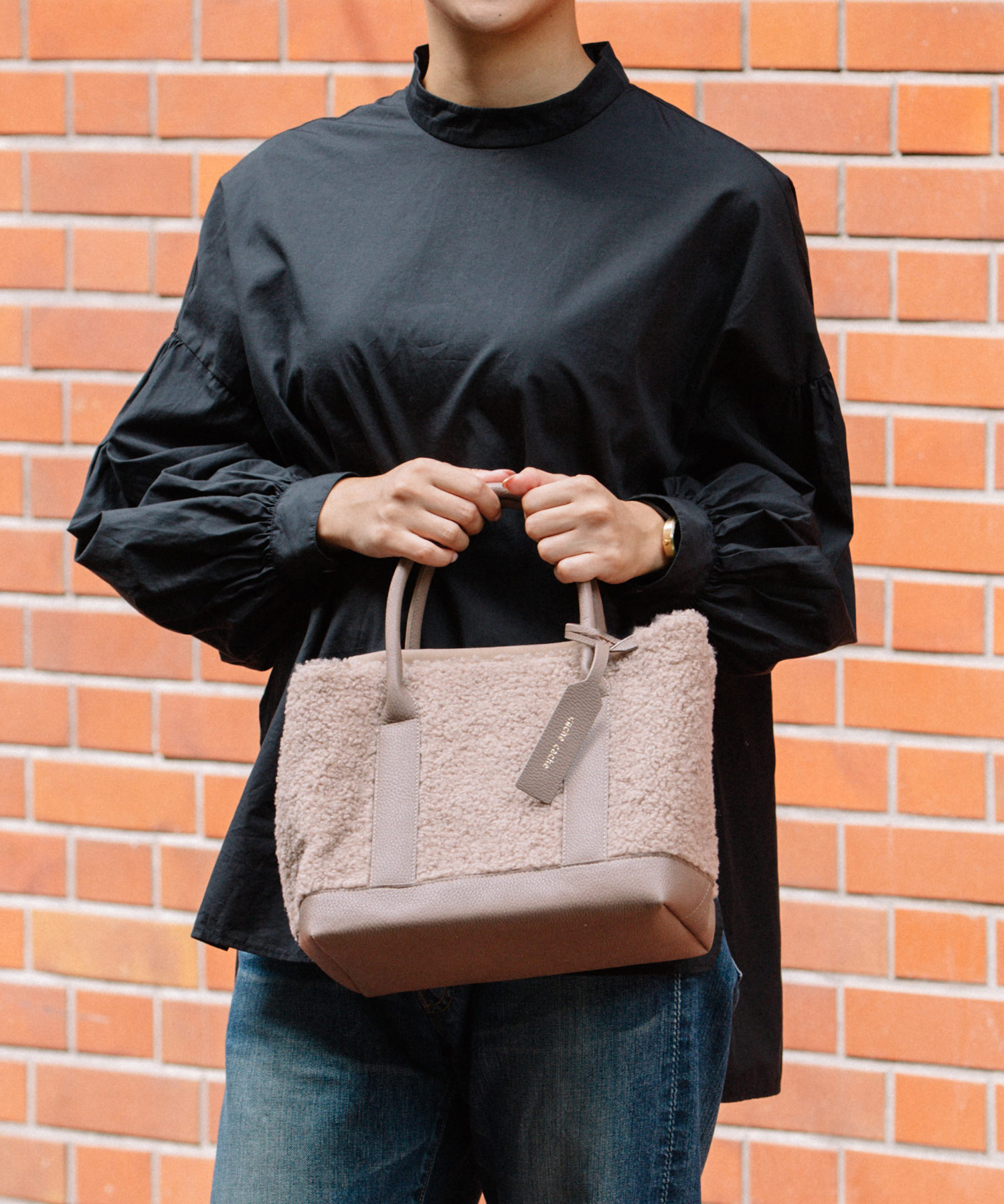 【セール】カシュカシュ cachecache / ボアパーテンショントートバッグ(504295873) | カシュカシュ(cache cache) - MAGASEEK