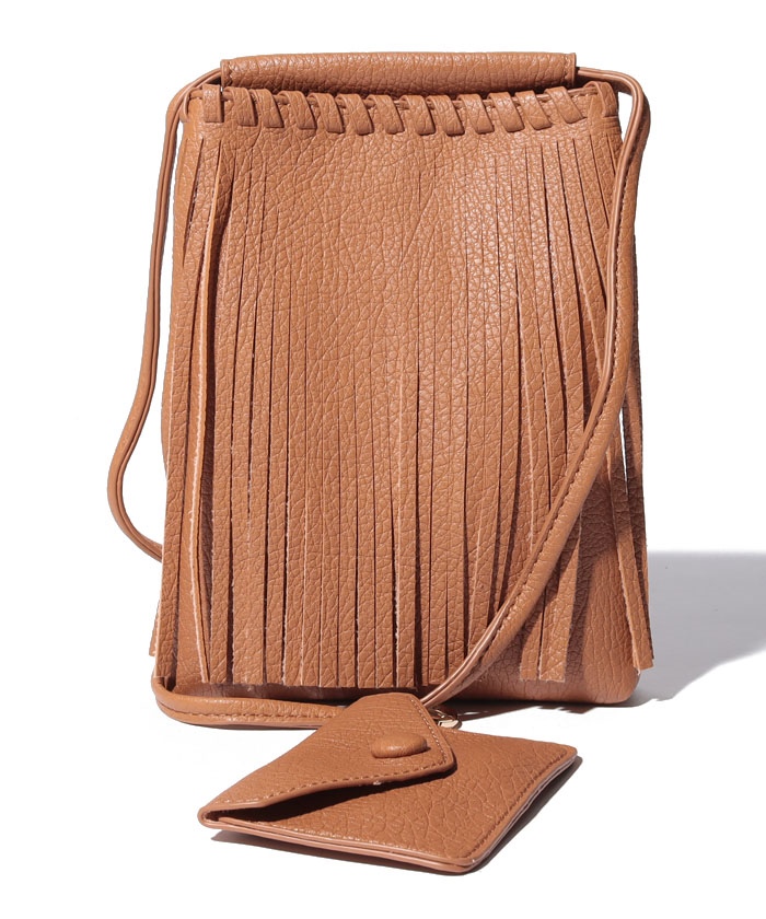 【セール】カシュカシュ cachecache / フリンジディテールスマホショルダー(504354641) | カシュカシュ(cache cache) - MAGASEEK