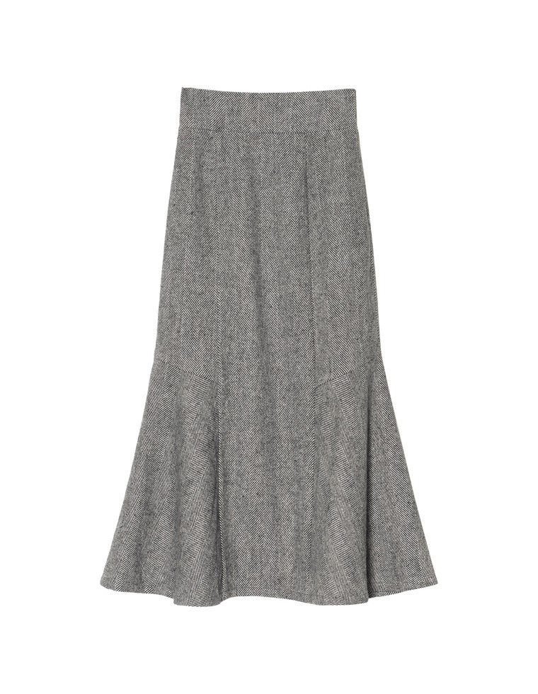 [低身長/高身長サイズ有]ヘリンボーンハイウエストマーメイドスカート(504407923) | リエディ(Re:EDIT) - MAGASEEK