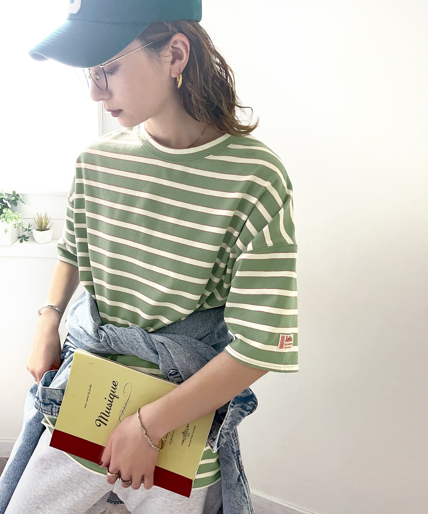 【セール】《JaVa ジャバコラボ》愛されレトロボーダー。メンズライクマルチボーダーTee(504701792) | クラシカルエルフ(Classical Elf) - MAGASEEK