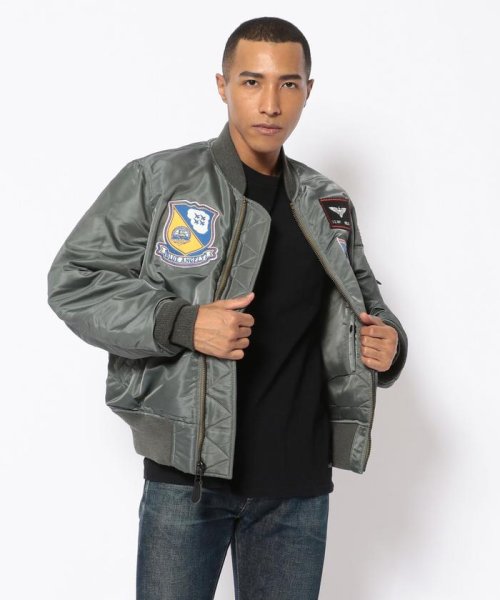 リメイク MA－1 ブルーエンジェルス / REMAKE MA－1 BLUE ANGELS(504722025) | アヴィレックス(AVIREX) - MAGASEEK