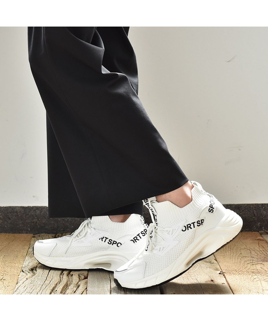【セール】スニーカー メンズ 白 黒 SPS168－1(504780873) | シュベック(SVEC) - MAGASEEK
