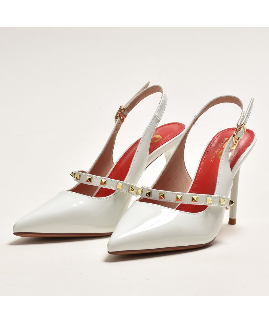 パンプス ハイヒール ミュール スタッズ BHPT001－18(504784071) | シュベック(SVEC) - MAGASEEK