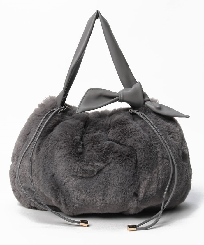 【セール】カシュカシュ cachecache / リボンハンドルエコファードロストバッグ(504896382) | カシュカシュ(cache cache) - MAGASEEK