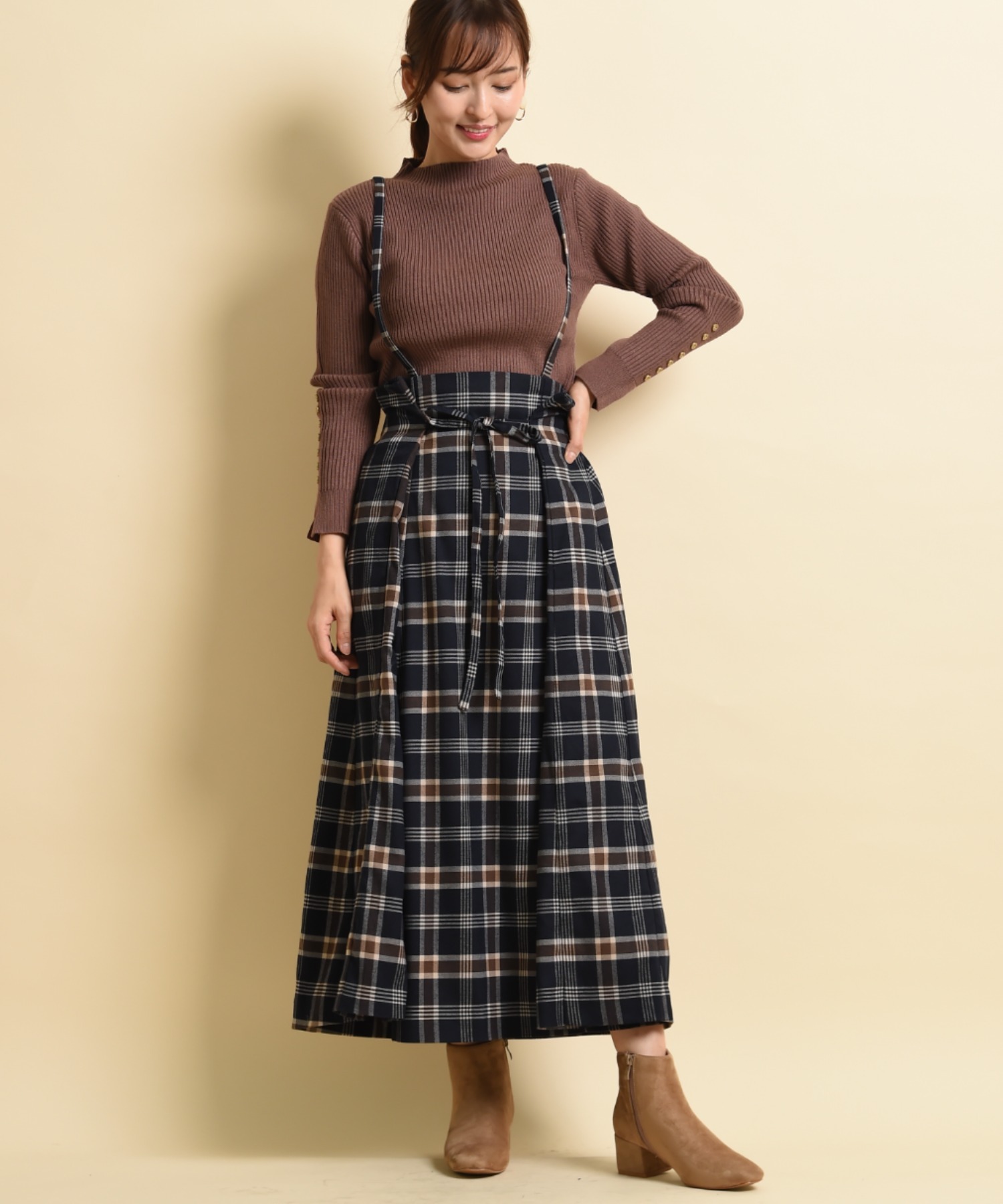 【セール】3WAYチェックスカート(504907413) | インタープラネット(INTERPLANET) - MAGASEEK