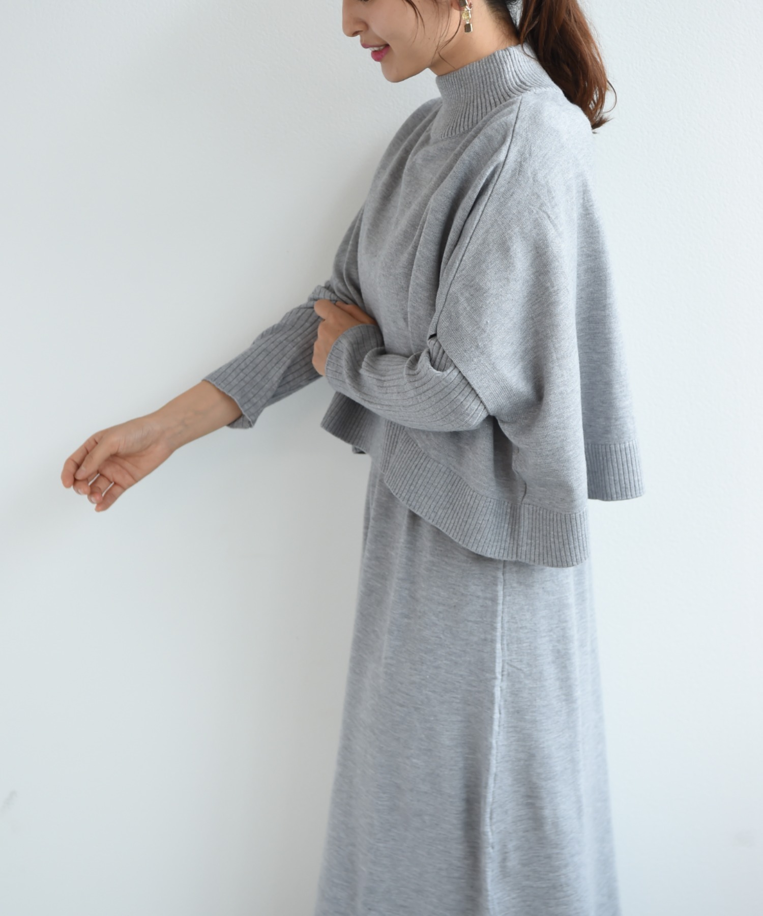 【セール】ケーブルTOPS＋リブニットワンピースSET(504989609) | インタープラネット(INTERPLANET) - MAGASEEK