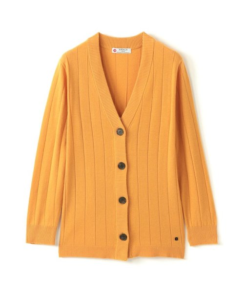 【my Basic Knit】ワイドリブカーディガン 504967322 アマカ Amaca Magaseek