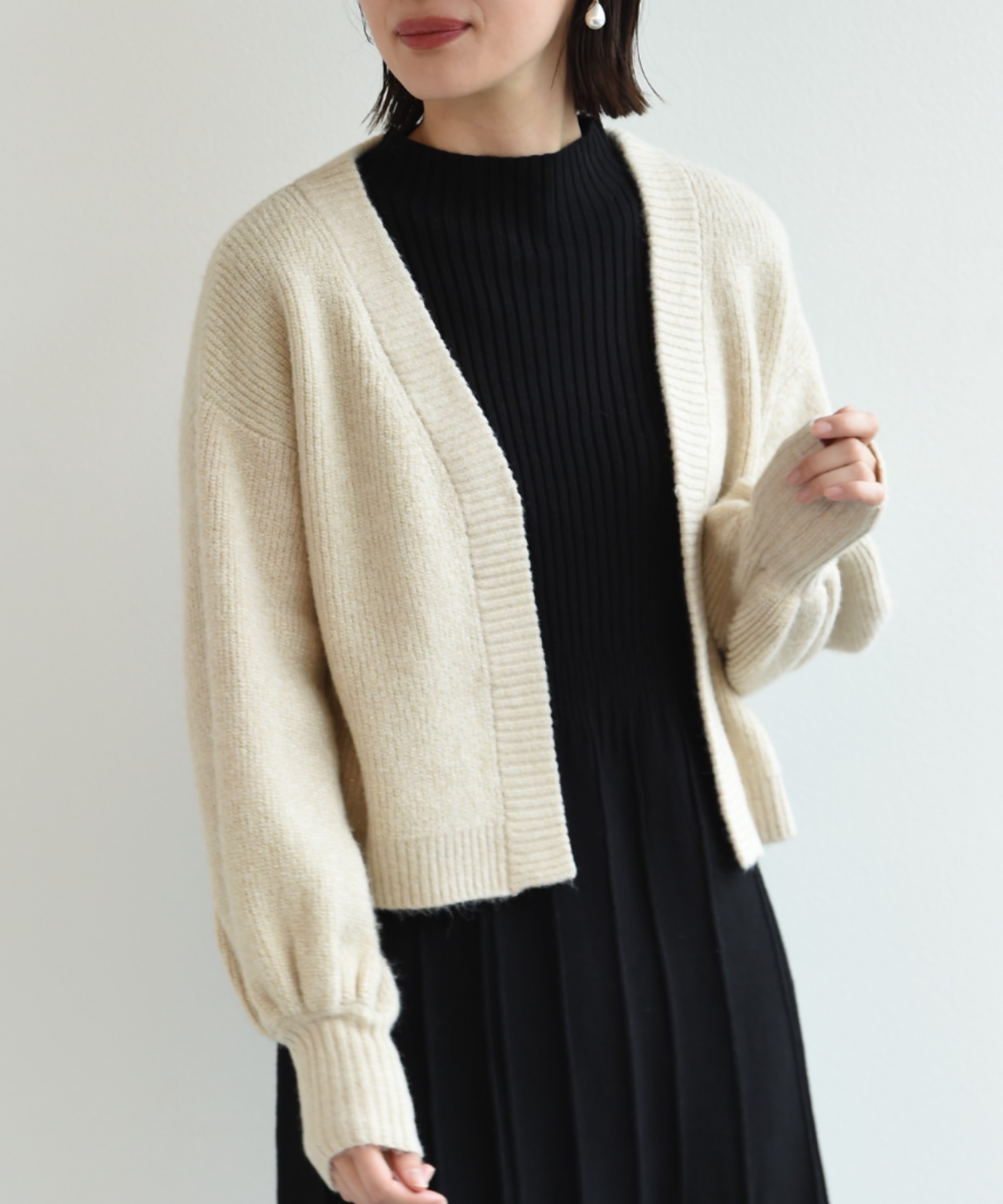 【セール】Vネックボレロカーディガン(505098260) | インタープラネット(INTERPLANET) - MAGASEEK