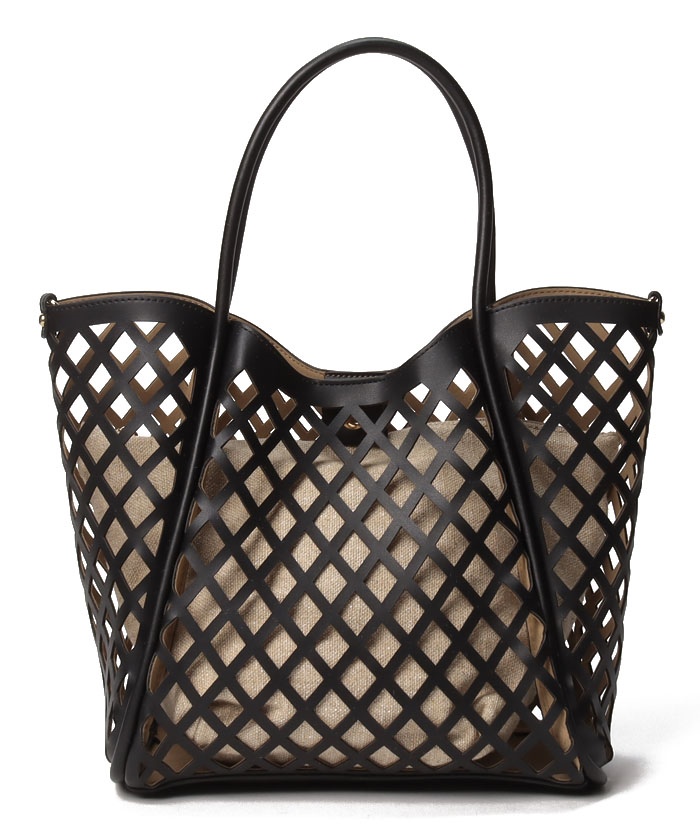 カシュカシュ cachecache / ダイヤパンチング2wayトートバッグ(505110953) | カシュカシュ(cache cache) - MAGASEEK