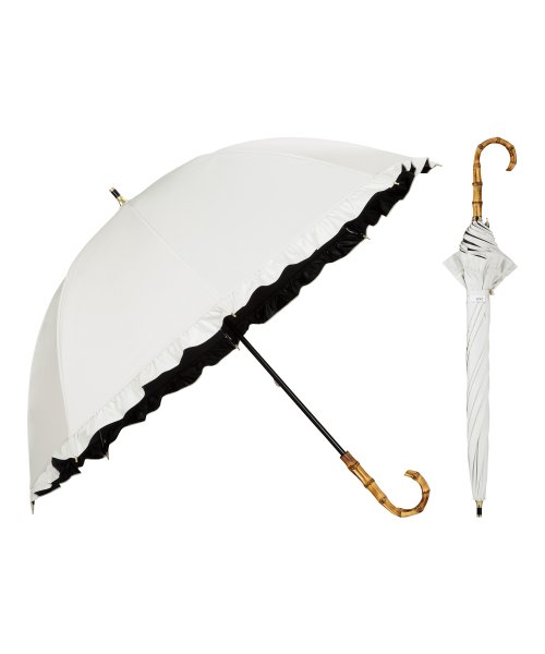 【Wpc.公式】日傘 UVO（ウーボ）8本骨 フリル 55cm 完全遮光 UVカット100％ 遮熱 晴雨兼用 大きめ レディース 長傘(505130320) | Wpc．(Wpc ...