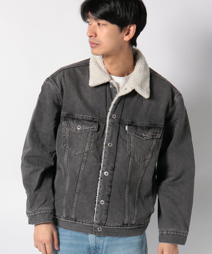 【セール】SILVERTAB SHERPA TRUCKER BLOCK PARTY SHE(505152413) | リーバイスアウトレット ...