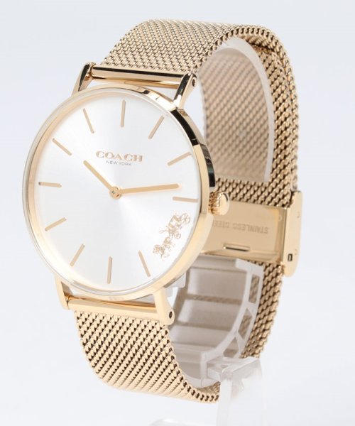 【セール】【COACH】コーチ 腕時計 レディース COACH 14503125 PERRY ペリー 36MM クォーツ シルバー ゴールド ...
