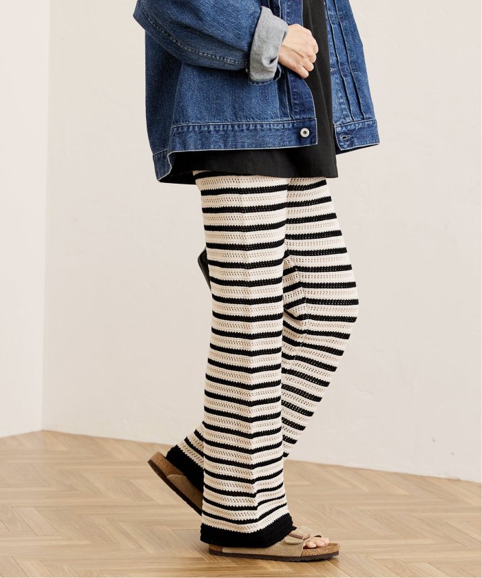 クロシェ風ニットパンツ(505188673) | フレームワーク(FRAMEWORK) - MAGASEEK