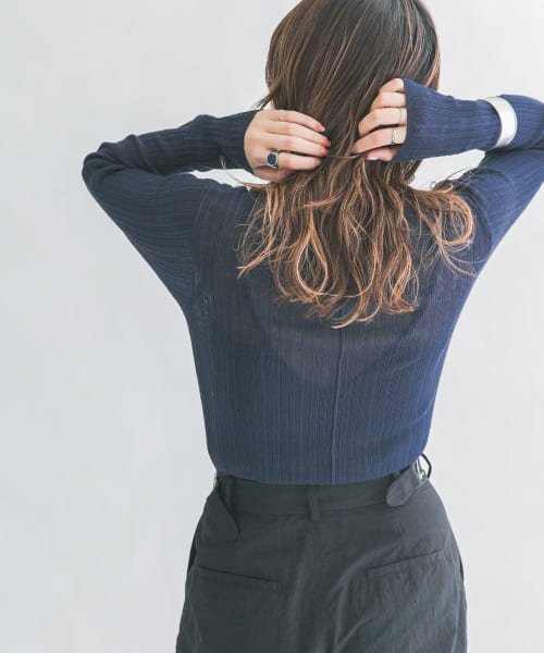 ランダムRIBシアーニット(505204286) | ケービーエフ(KBF) - MAGASEEK