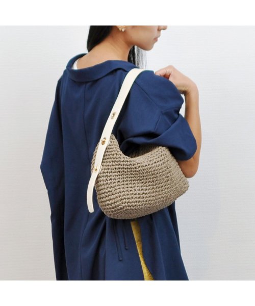 カシュカシュ cachecache / ワンハンドルベーシック手編みショルダー(505195728) | カシュカシュ(cache cache) - MAGASEEK