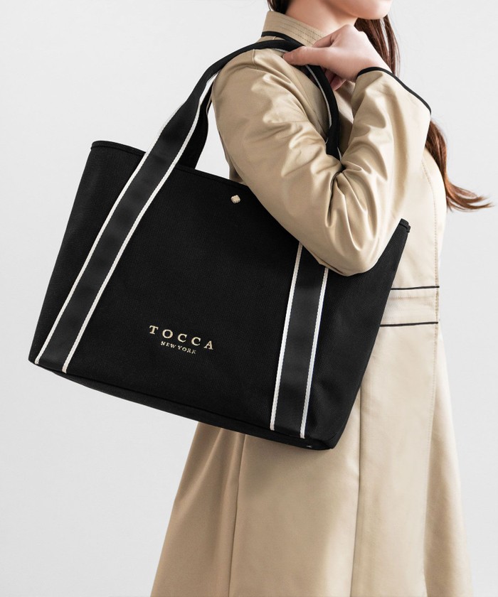 BICOLOR HANDLE CANVASTOTE L キャンバストートバッグ L(505221931) | TOCCA(TOCCA) - MAGASEEK