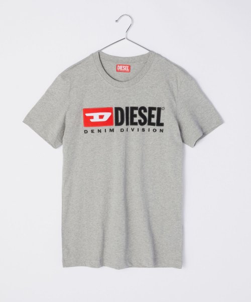 【セール】ディーゼル DIESEL Tシャツ A03766 0AAXJ メンズ トップス 半袖 クルーネック ロゴT カットソー シャツ カジュアル 白 黒 XS S (505232653 ...