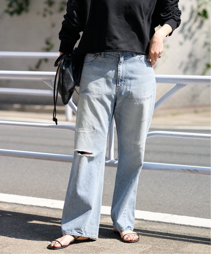 FRAMeWORK made by J ワイドジーンズ ブリーチ(505241481) | フレームワーク(FRAMEWORK) - MAGASEEK