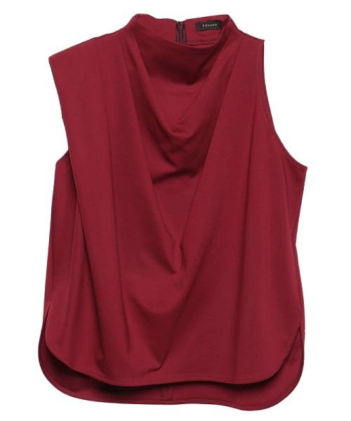 【23ver.】アシメドレープポンチトップス(505246028) | アニュアンス(anuans) - MAGASEEK