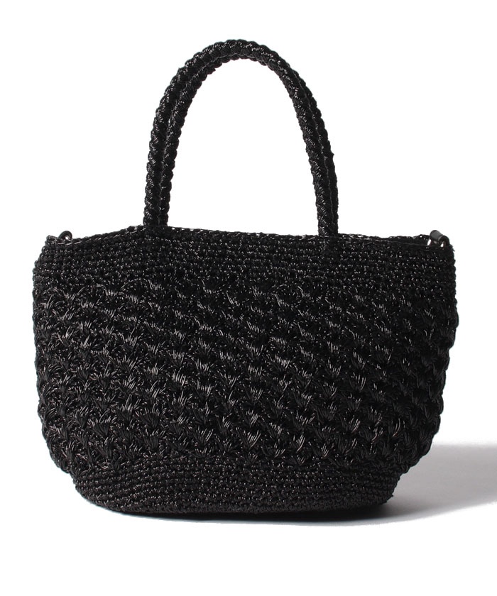 【セール】カシュカシュ cachecache / 柄編みメタリックヤーン2wayミニトート(505273242) | カシュカシュ(cache cache) - MAGASEEK