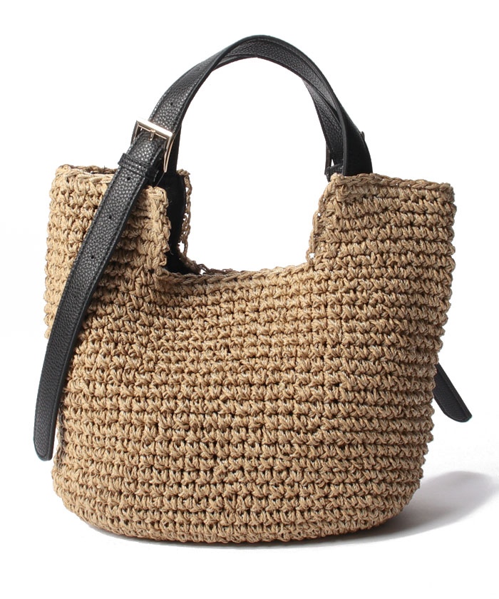 【セール】カシュカシュ cachecache / ベルトハンドルベーシック手編みトートバッグ(505273253) | カシュカシュ(cache cache) - MAGASEEK