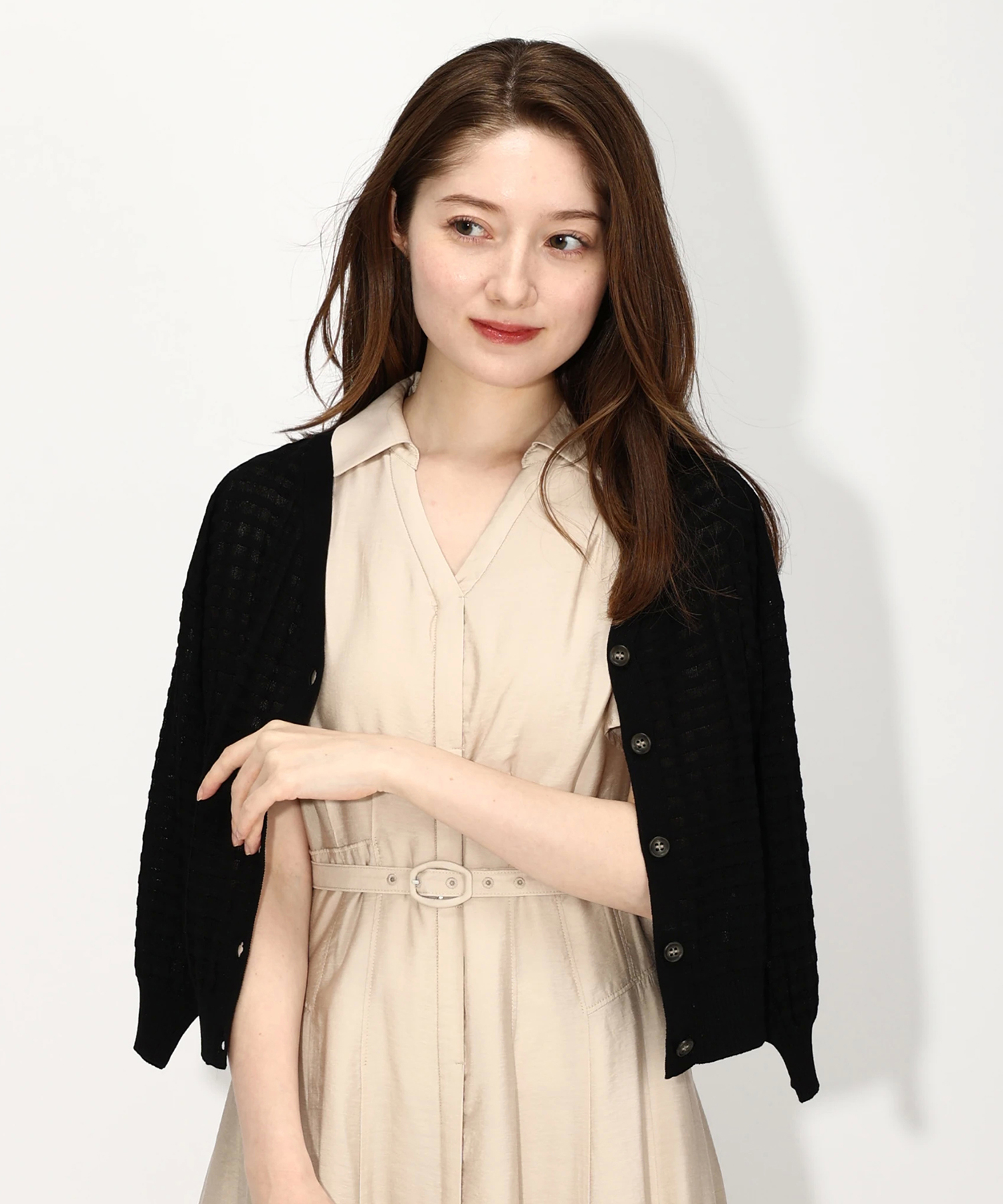 【セール】【2023春夏新作】シアーチェック地柄カーディガン/MM318413(505311634) | ミッシュマッシュ(MISCH MASCH) - MAGASEEK