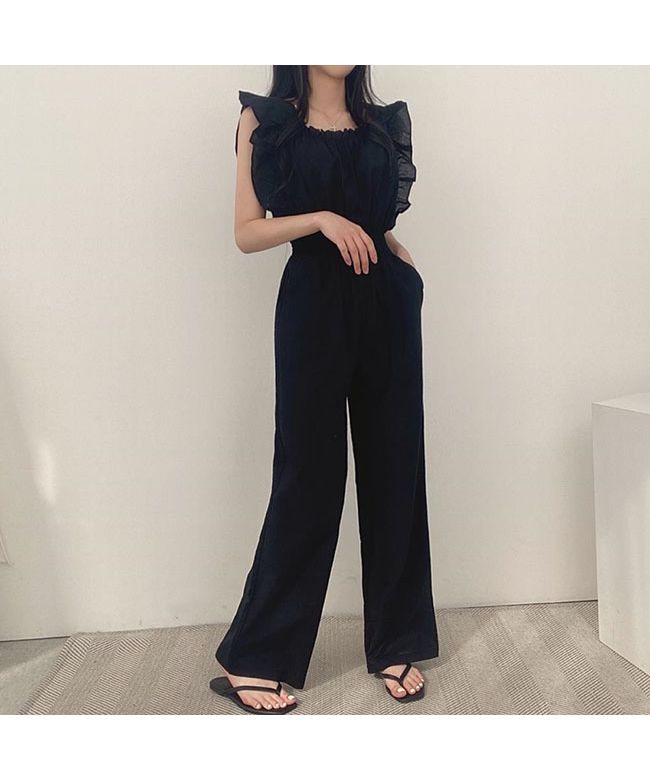 【セール】フリルオールインワン 黒 ロンパース BSCO003－3(505336662) | シュベック(SVEC) - MAGASEEK