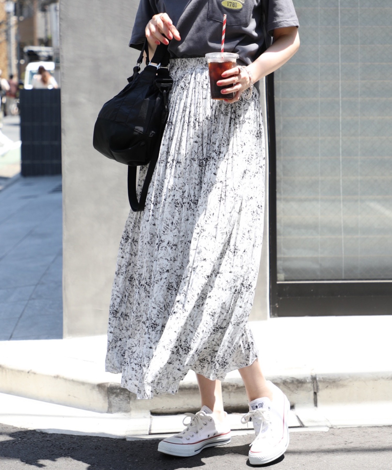 【セール】【SETUP7】テキスタイル プリーツ ロングスカート (505404695) | SETUP7(SETUP7) - MAGASEEK