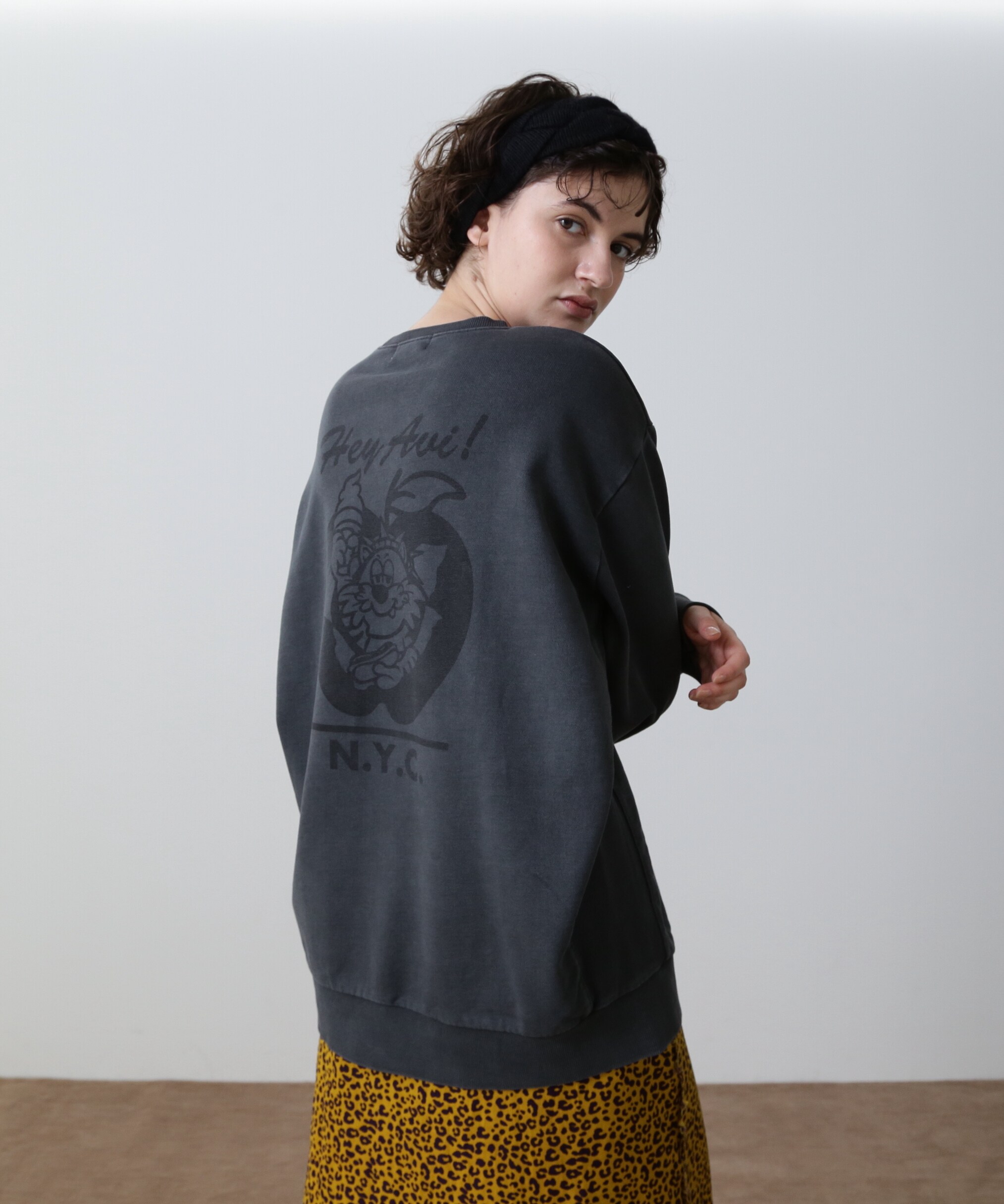 FADE WASH SWEAT SHIRT "TOMCAT"/ フェイドウォッシュスウェット"トムキ(505462005) | AVIREX ...