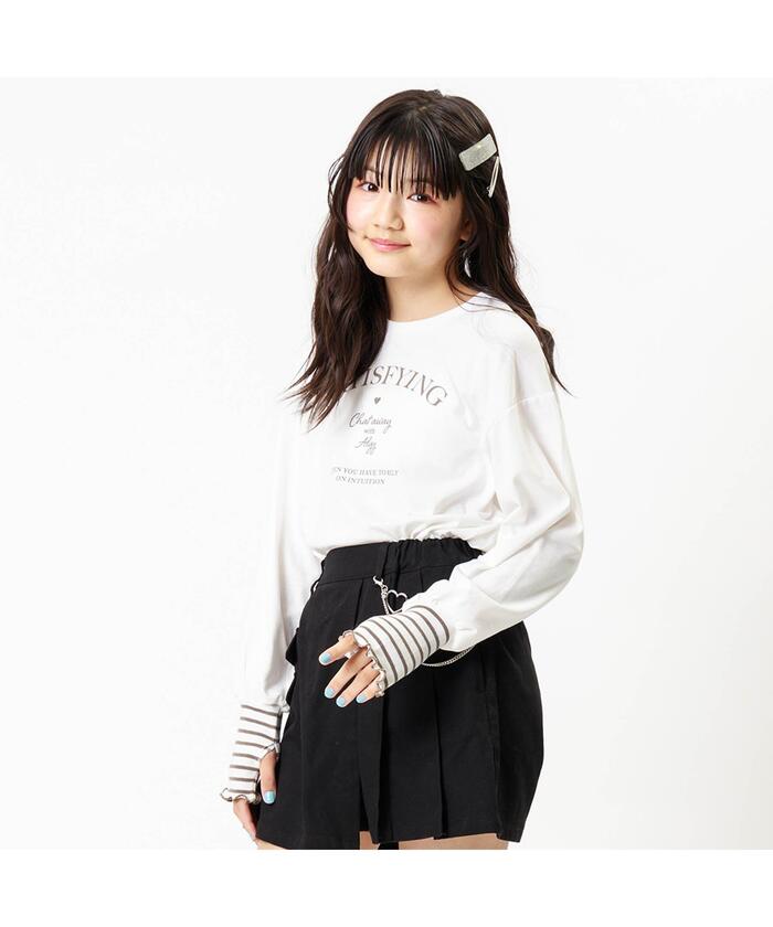 【セール】アームカバー風ゆるロンT(505239456) | アルジー(ALGY) - MAGASEEK