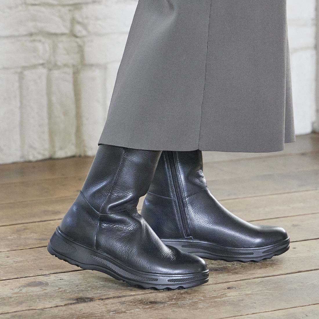 【セール】【WEB限定】【サスティナブルシリーズ】インナーボアショートブーツ(505476147) | イング（シューズ）(ing) - MAGASEEK