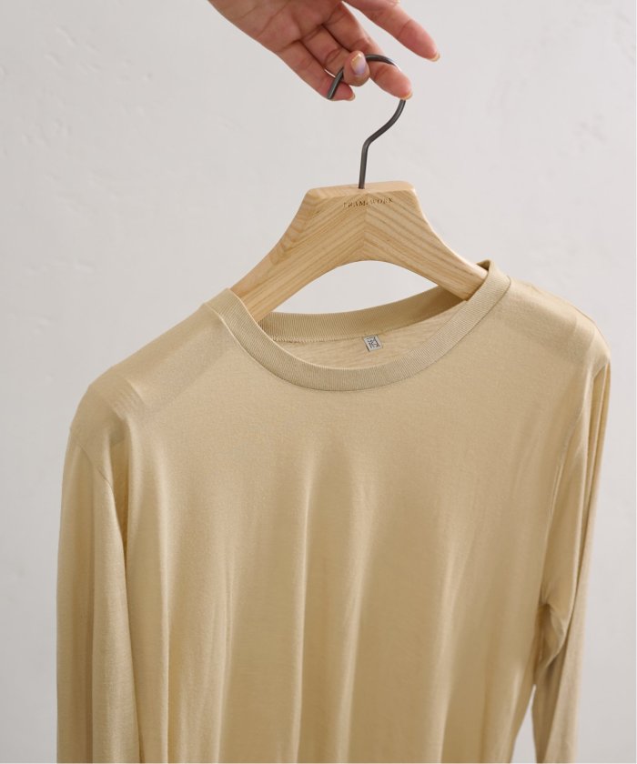 【BASERANGE/ベースレンジ】LONG SLEEVE TEE(505499620) | フレームワーク(FRAMEWORK) - MAGASEEK