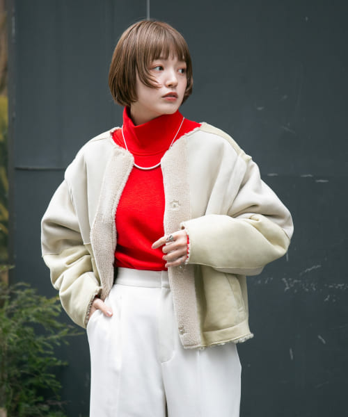 【セール】ネックウォーマーSETマルチWAYボアジャケット(505507717) | ケービーエフ(KBF) - MAGASEEK