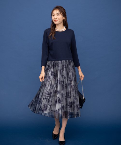 【タウンエレガンス】ドッキングワンピ－ス【Leilian WHITE LABEL(505473677)｜阪急百貨店公式通販サイト｜阪急百貨店 ...