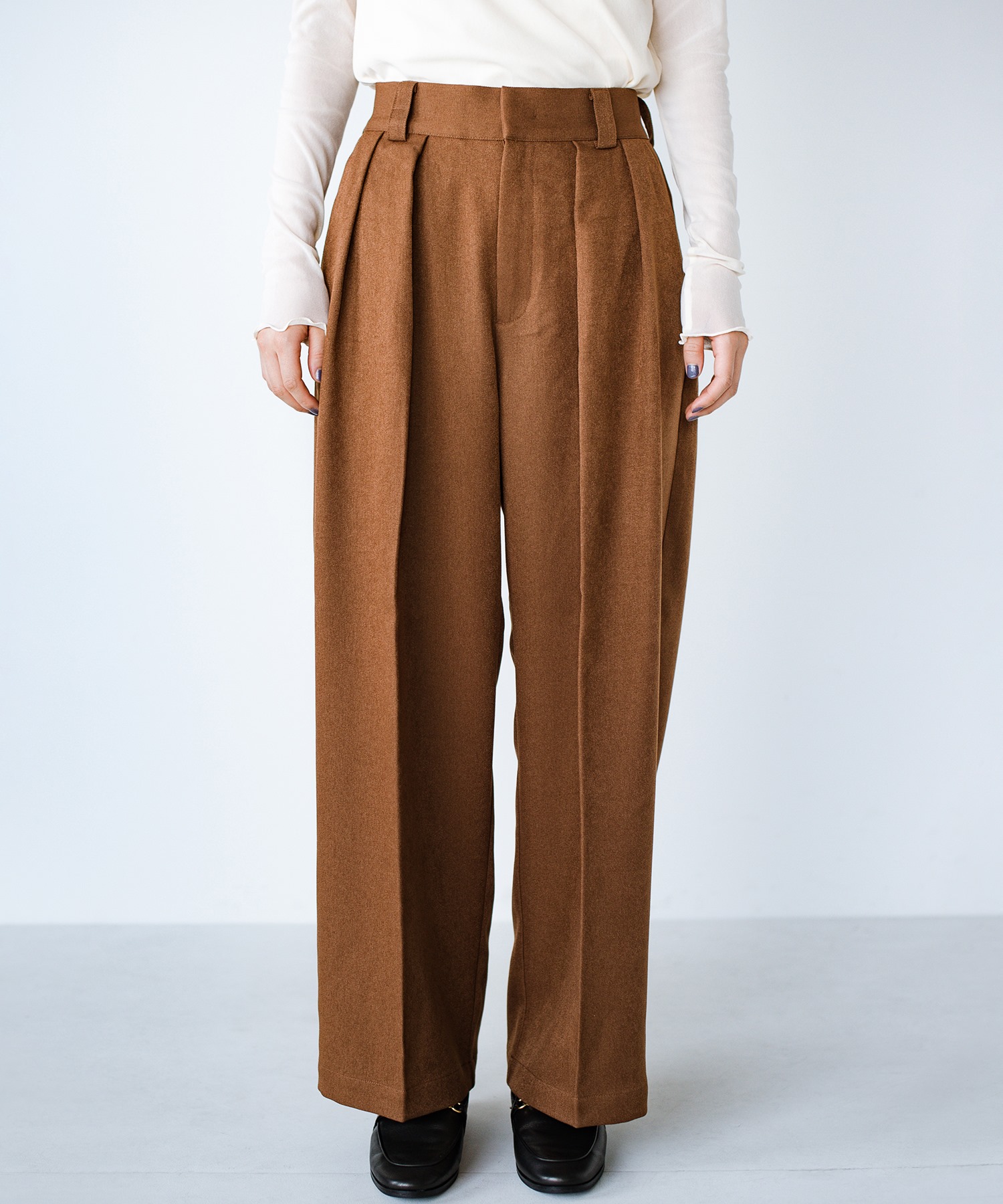 【hunch】2タックワイドパンツ(505517459) | ハコ(haco!) - MAGASEEK