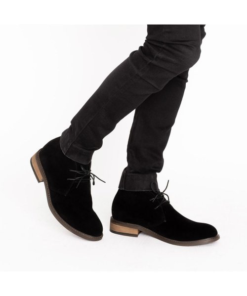 【セール】チャッカブーツ メンズ 黒 SPB068－3(505623598) | シュベック(SVEC) - MAGASEEK