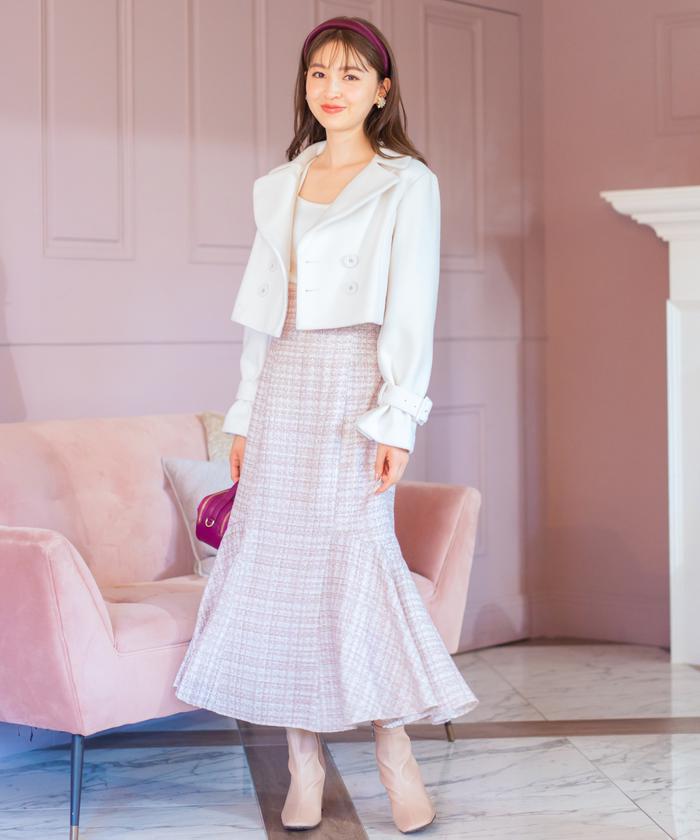 ラメツイードボリュームスカート(505624669) | ウィルセレクション(WILLSELECTION) - MAGASEEK