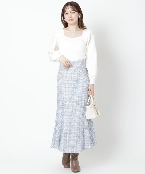 ラメツイードボリュームスカート(505624669) | ウィルセレクション(WILLSELECTION) - MAGASEEK