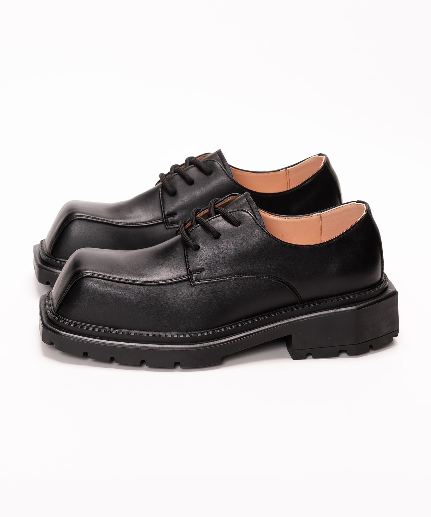 【セール】厚底 レースアップシューズ スクエアトゥ(505653421) | シュベック(SVEC) - MAGASEEK