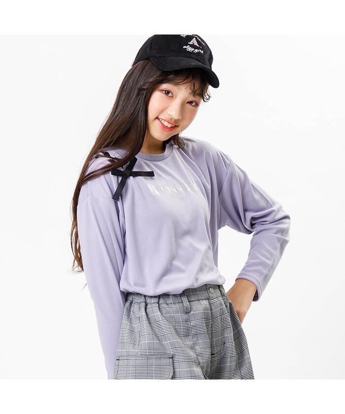 ガーリーレースアップもちふわロンT(505416252) | アルジー(ALGY) - MAGASEEK