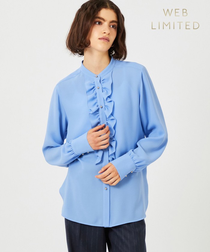 WEB限定】STOW / フリルブラウス(505728506)|阪急百貨店公式 WEB限定】STOW / フリルブラウス(505728506)|阪急百貨店公式