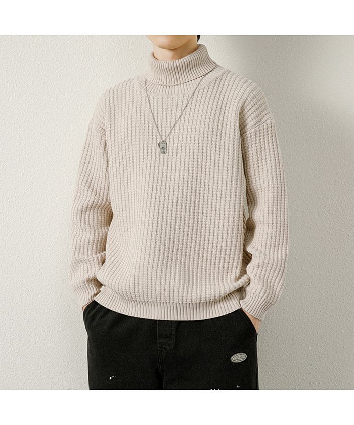 ニット セーター タートルネック mnst807me(505731589) | バックヤードファミリー(BACKYARD FAMILY) - MAGASEEK