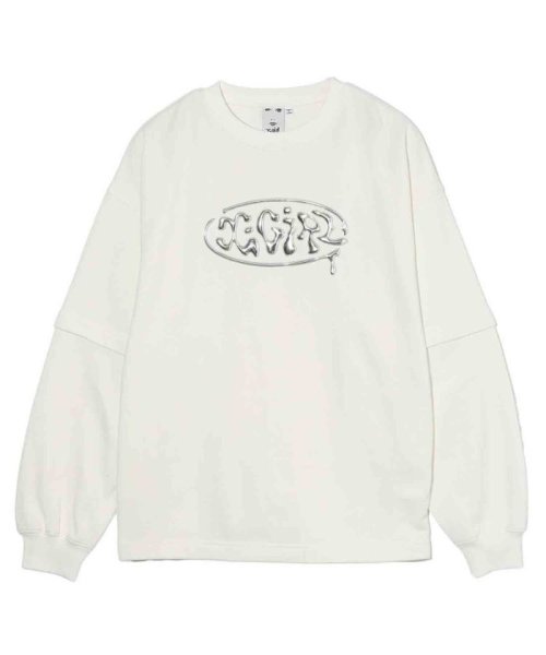 METALLIC LOGO LAYERED SWEAT TOP(505739159) | Xgirl(Xgirl) - MAGASEEK