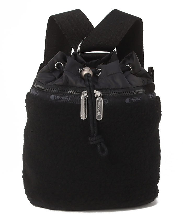 SHERPA MINI BACKPACKジェットブラックシェルパ(505736825) | LeSportsac(LeSportsac ...